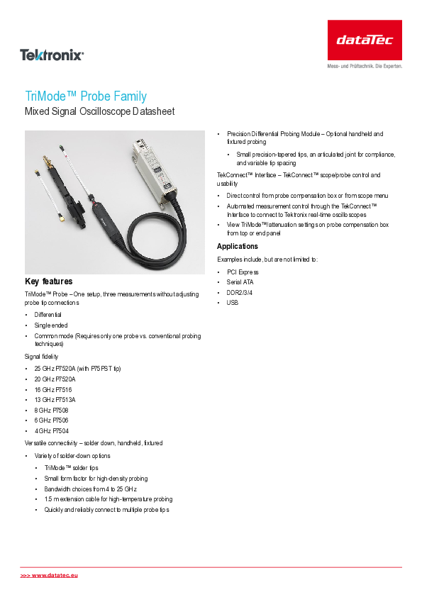 Tektronix P7508 Aktive Tastköpfe | kaufen & anfragen