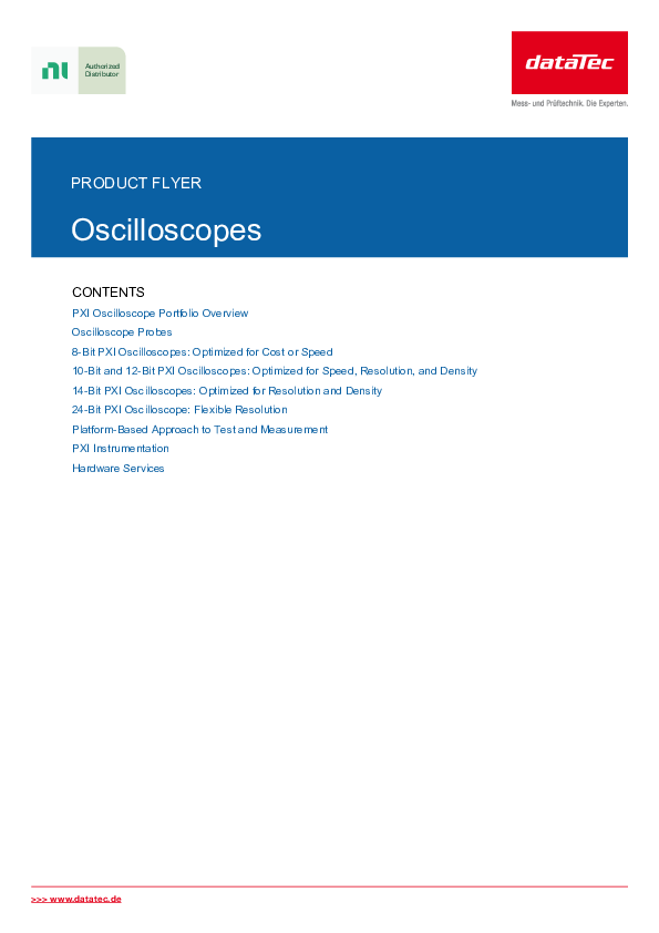 779967-03 | PXIe-5122, 14-bit oscilloscope with 2 channels (100 MHz ...