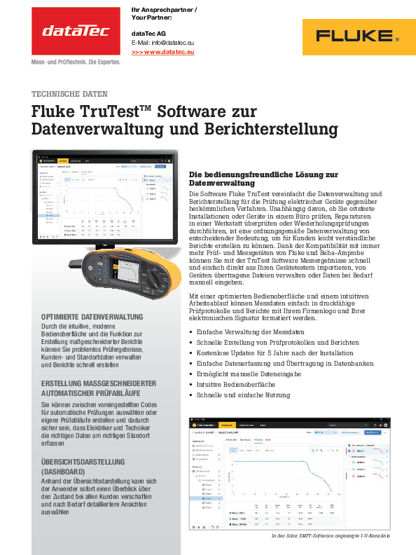 FLK-TRUTEST-ADV | Fluke TruTest Software License Code - Advanced | buy ...