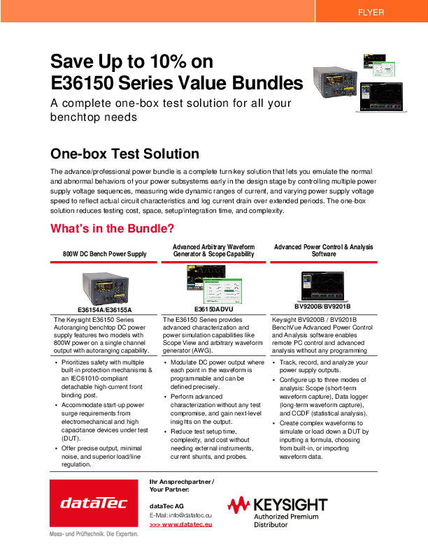 Keysight E36155AGV Labornetzgeräte | kaufen & anfragen