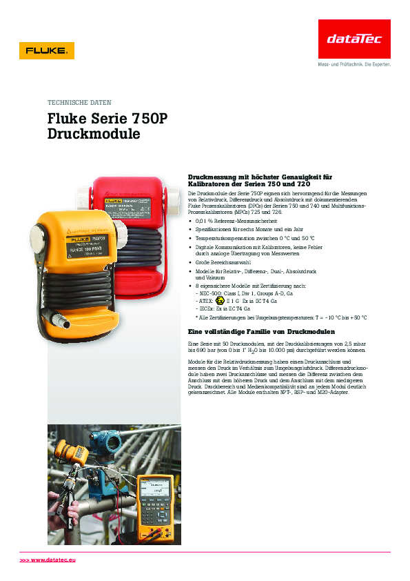 FLUKE FLUKE-750P06EX Sonstige Messtechnik | kaufen & anfragen