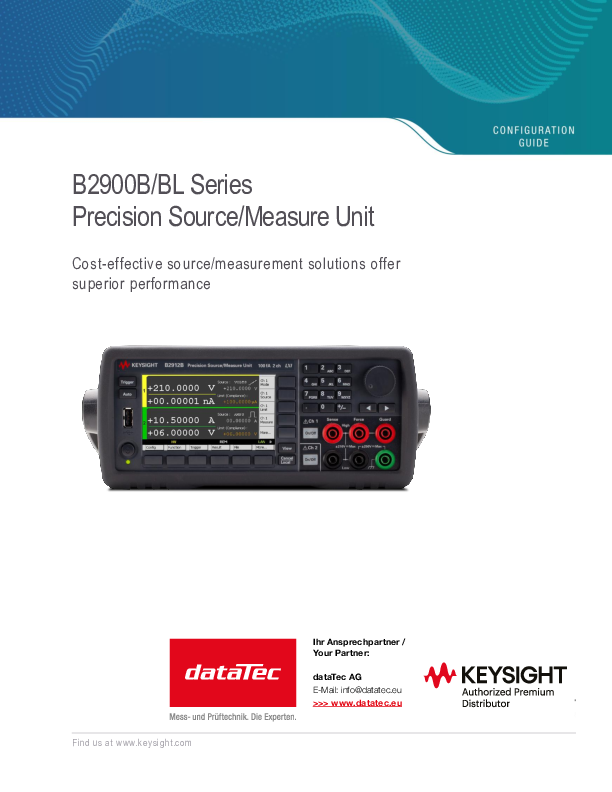 Keysight B2901BL Source Measure Units | kaufen & anfragen