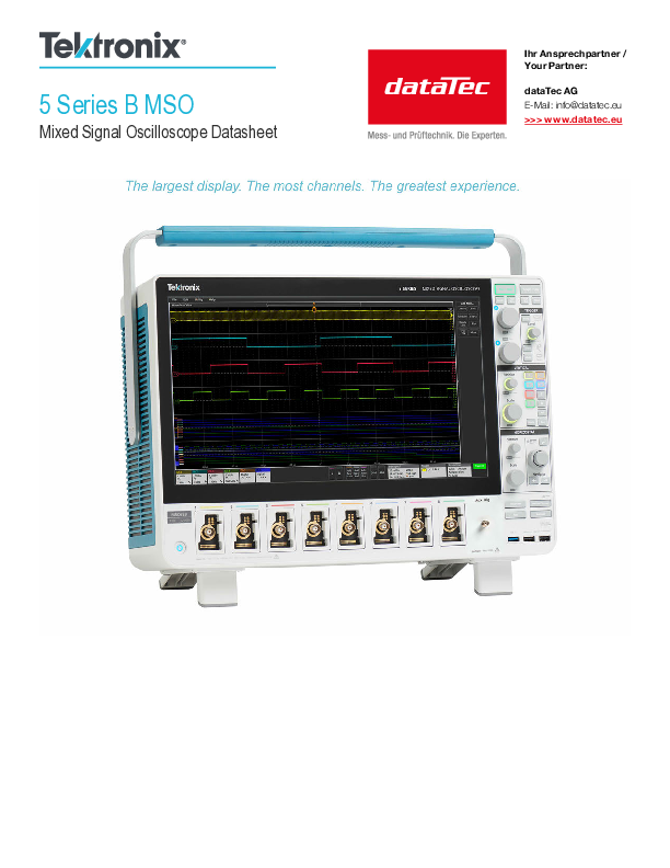Tektronix MSO58B-5-BW-1000 Performance-Oszilloskope 500 MHz - 70 GHz ...