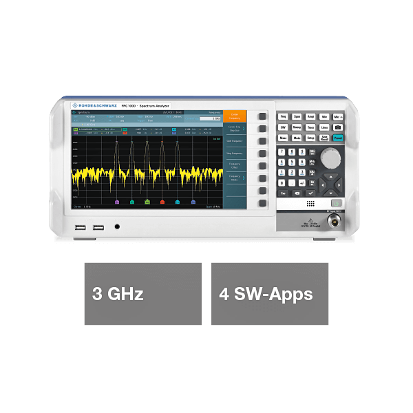 FPC1500 | Spectrum analyzer, 5 kHz to 1/2 or 3 GHz, integr. Track gen ...