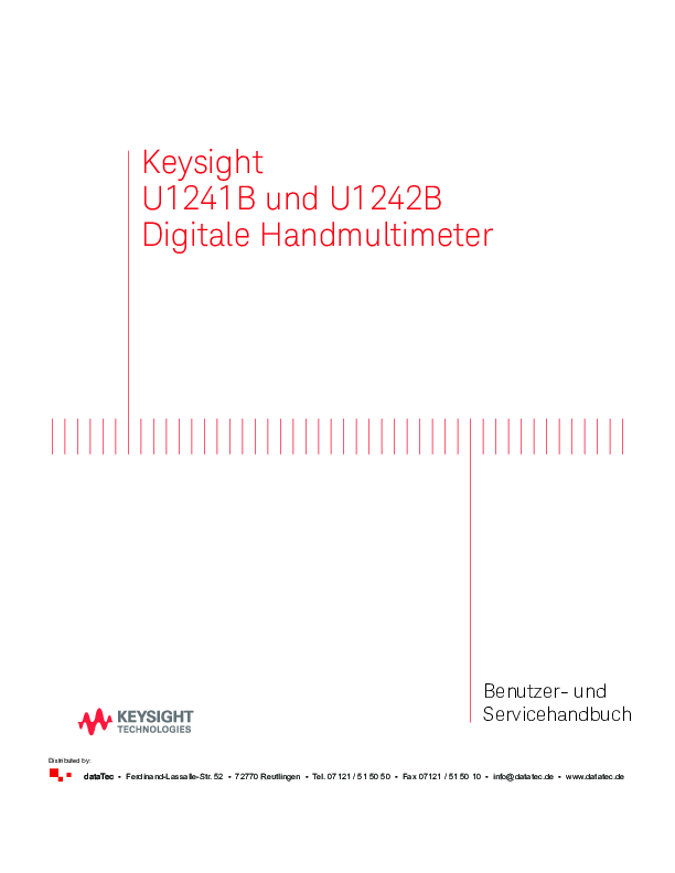 U1242B | Multimeter, TRMS, 4 digits, ACV / DCV, type K / J, data ...