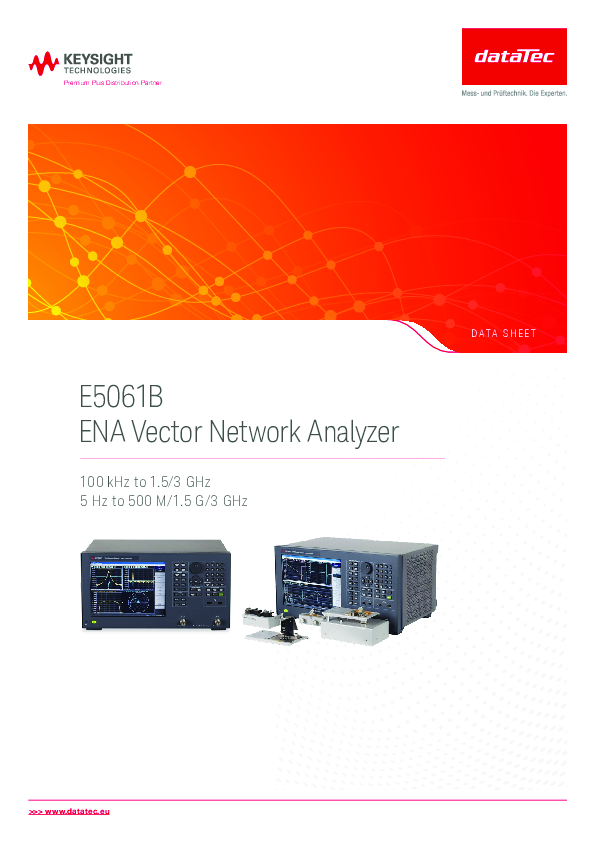 Keysight E5061B Vektor-Netzwerkanalysatoren | kaufen & anfragen