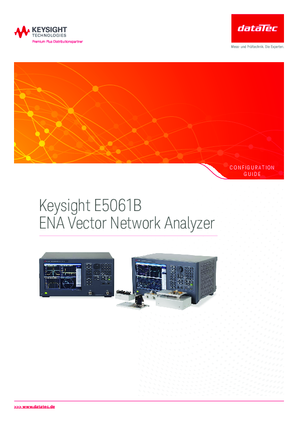 Keysight E5061B Vektor-Netzwerkanalysatoren | kaufen & anfragen