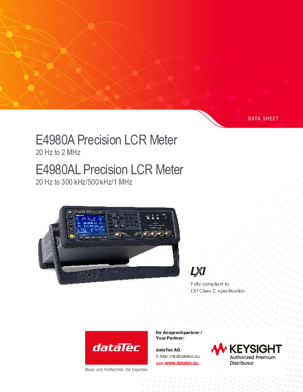 Keysight E4980A LCR-Meter | kaufen & anfragen