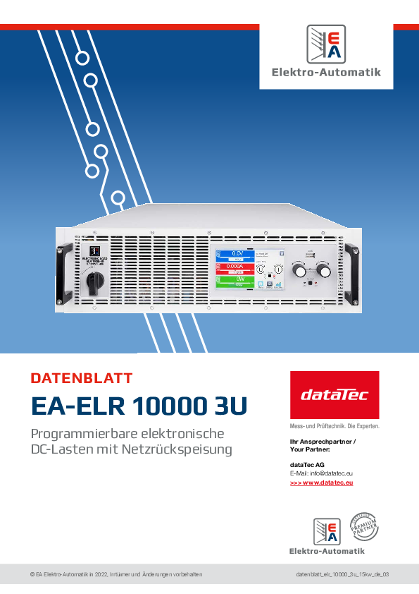 EA Elektro-Automatik ELR10080-1703U Elektronische Lasten AC/DC | kaufen & anfragen