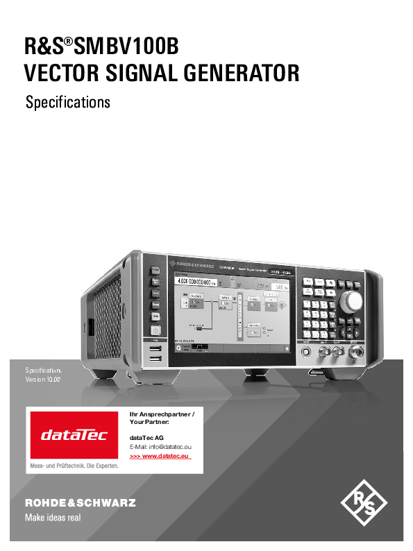 SMBV100B | Special item / demonstration device vector signal generator ...
