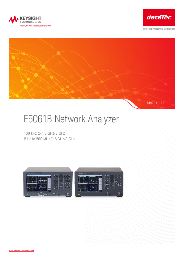 Keysight E5061B Vektor-Netzwerkanalysatoren | kaufen & anfragen