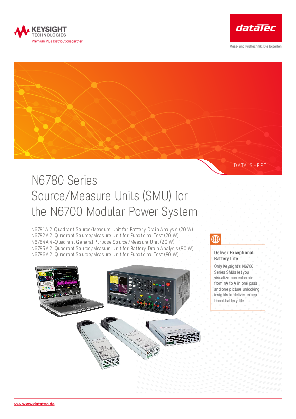 Keysight N6781A DC Quellen | kaufen & anfragen