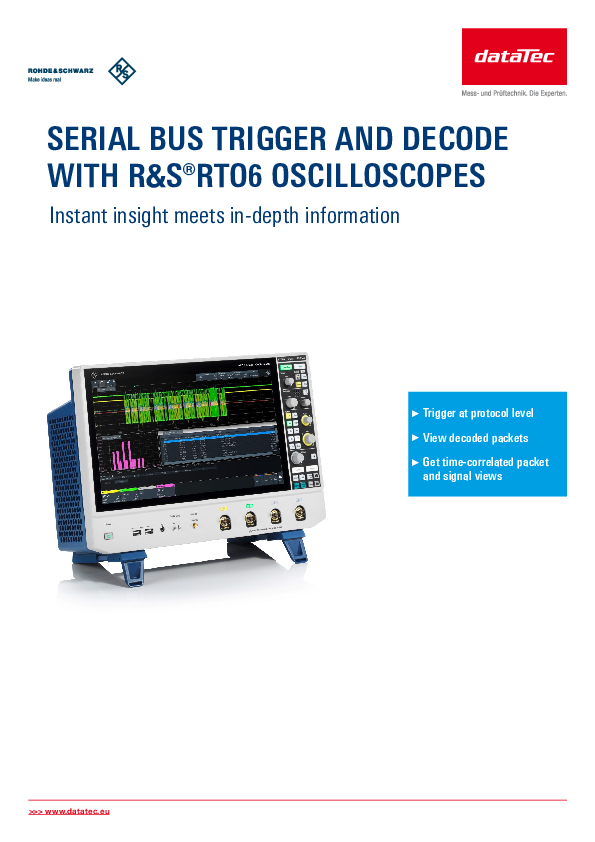 1801.7090.02 | RTO6-K590 PCI Express (Trigger & Decode software options) for oscilloscope RTO6 ...