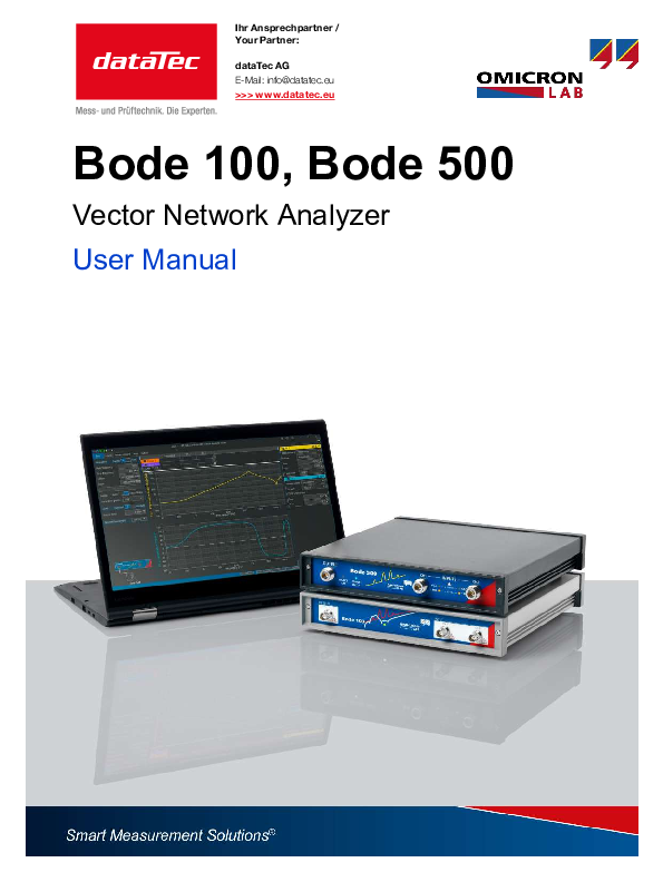 Bode 100 | Vector network & impedance analyzer, 1 Hz to 40 (50) MHz ...