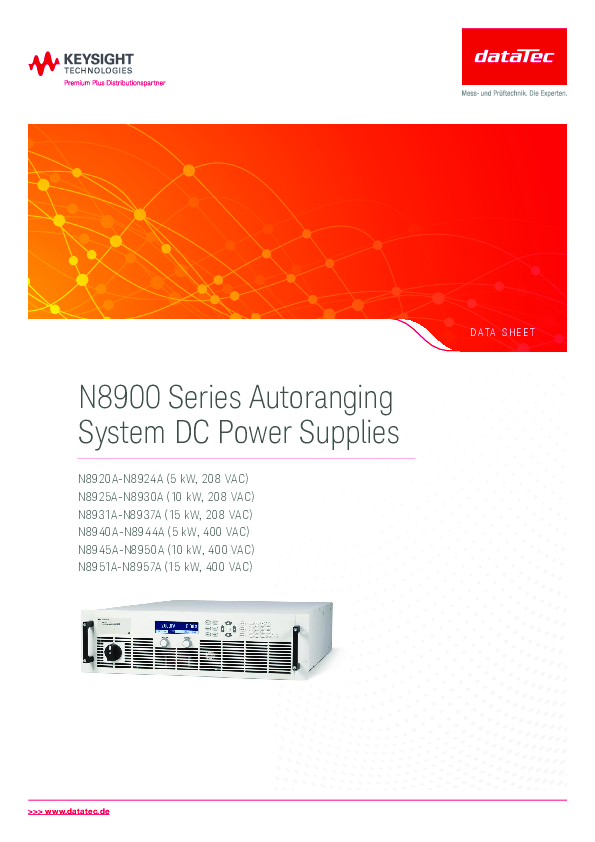 Keysight N8925A Unidirektionale Netzgeräte | kaufen & anfragen