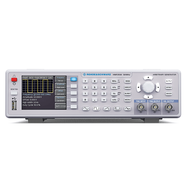 HMF2525 | Function generator, 1-channel 25MHz, 10Vpp, arbitrary, USB ...