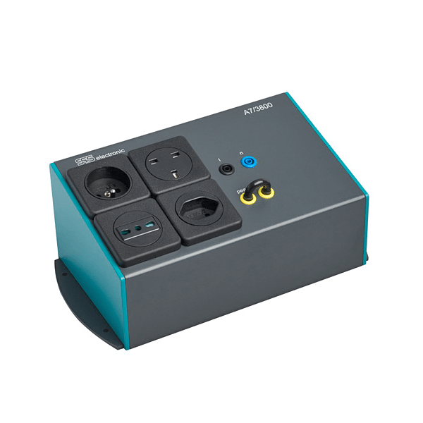 A7 / 3800-P | DUT connection, 4 x power sockets & laboratory sockets ...