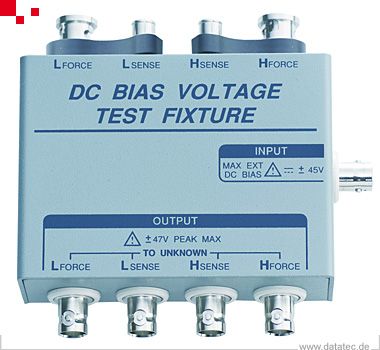 LCR-16 | Test adapter ± 45V DC bias voltage for LCR meter LCR-6xxx ...