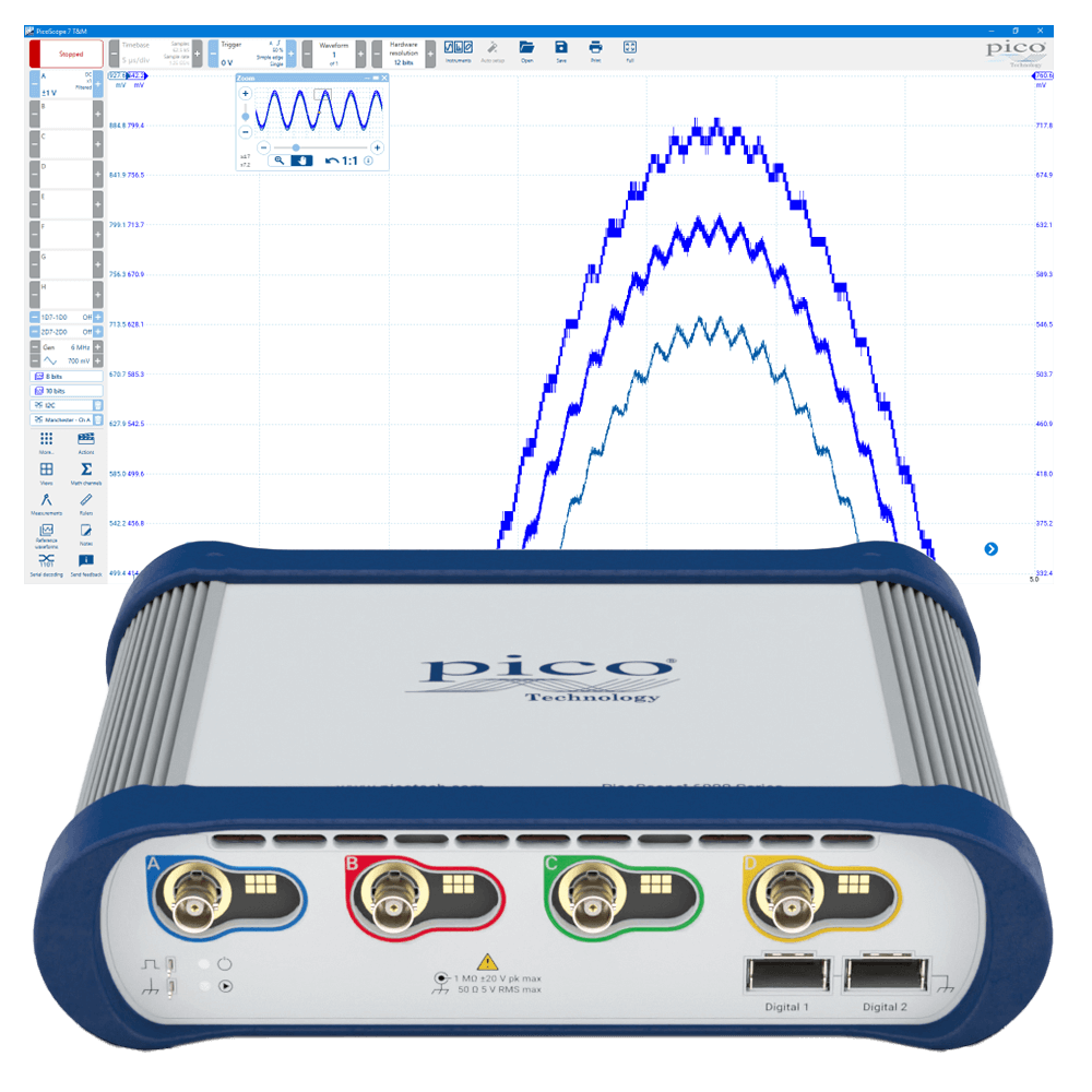 PicoScope | Software compatible for all PC oscilloscopes from Pico | buy & inquire