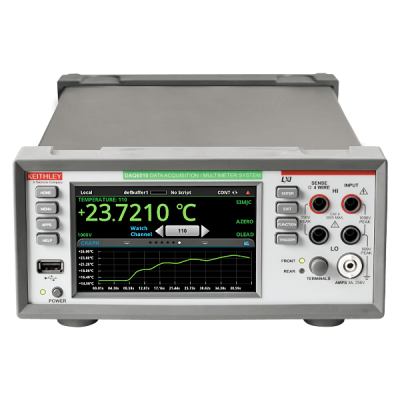 DAQ6510 | Modular data acquisition and logging system, multimeter system, 2 slots, integrated 6½ ...