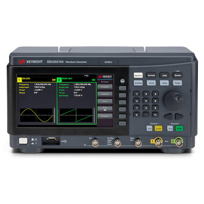 EDU33212A | Function generator / arbitrary signal generator, 20 MHz, 2 channels, Smart Bench ...