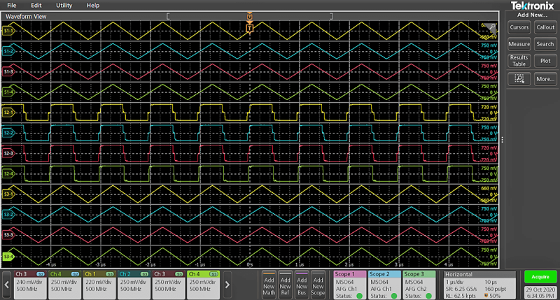 Oscilloscope PC Software