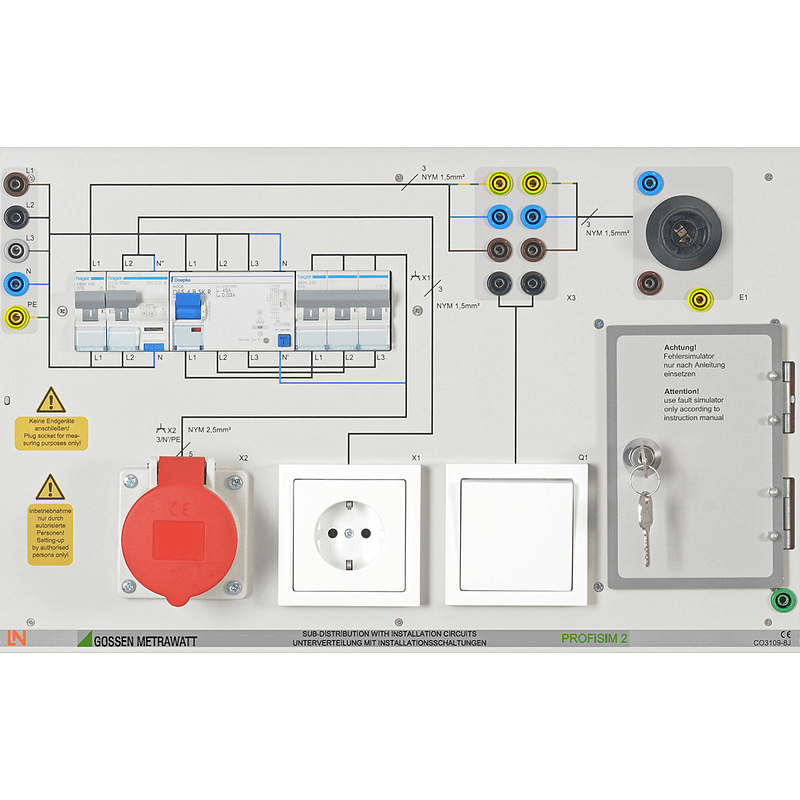 M560B | PROFiSIM 2, installation board with the possibility of ...