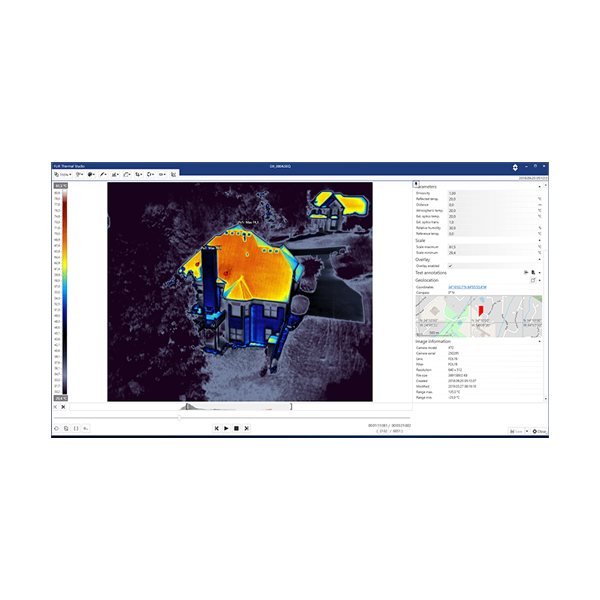 FLIR Thermal Studio for professional inspection reports.
