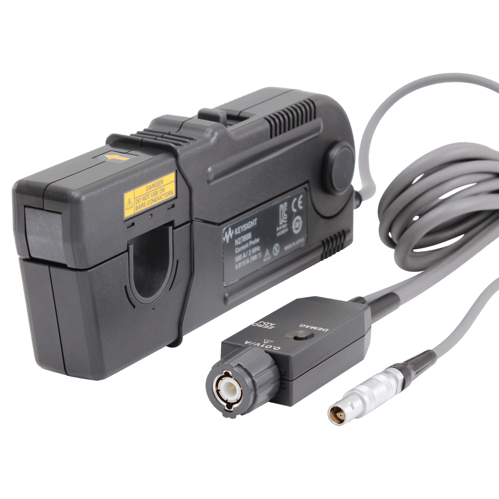 N2780B | Current clamp, BNC, 500 A DC - 2 MHz, requires power supply ...