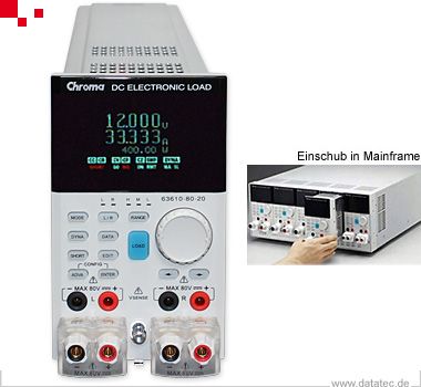 63610-80-20 | Electronic load module for mainframe 63600 series 80V ...