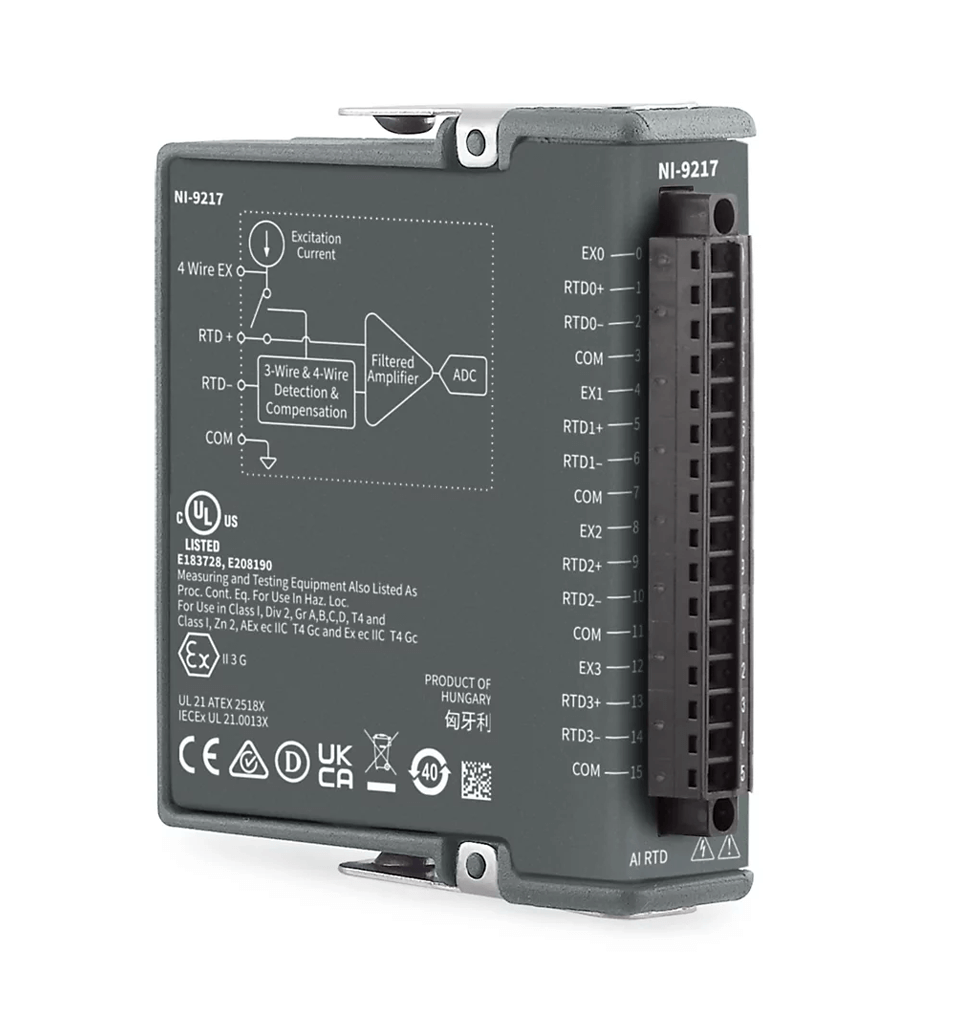 779592-01 | NI 9217 analog input module, 4 channels for Pt100-RTD, 100 S / s per channel, 24 bit ...