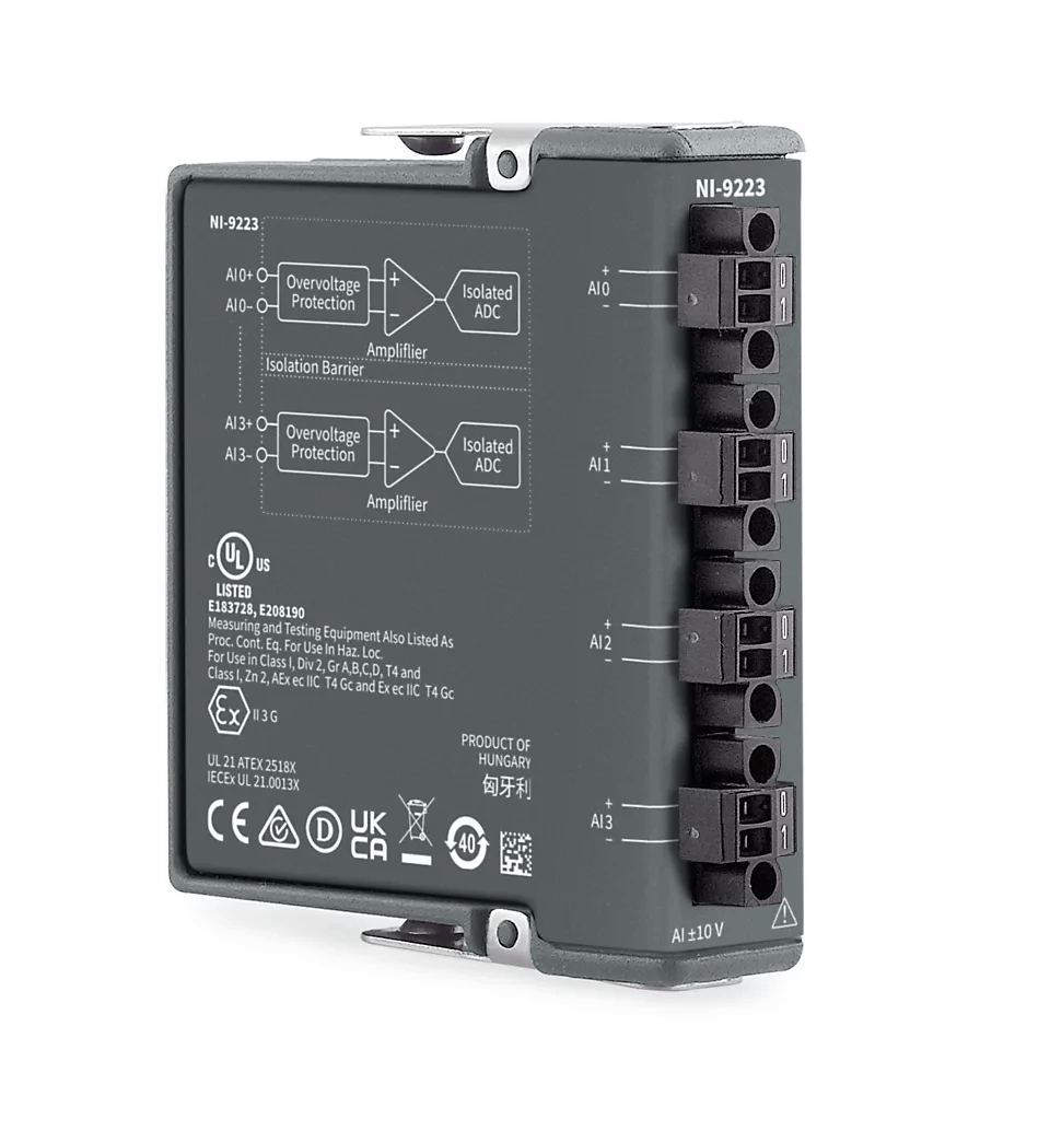 781398-01 | NI 9223, C series analog input module for simultaneous ...