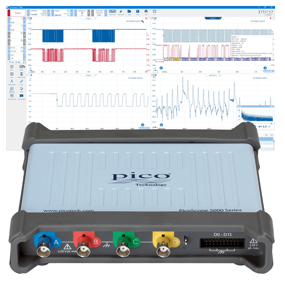 PicoScope | Software compatible for all PC oscilloscopes from Pico ...