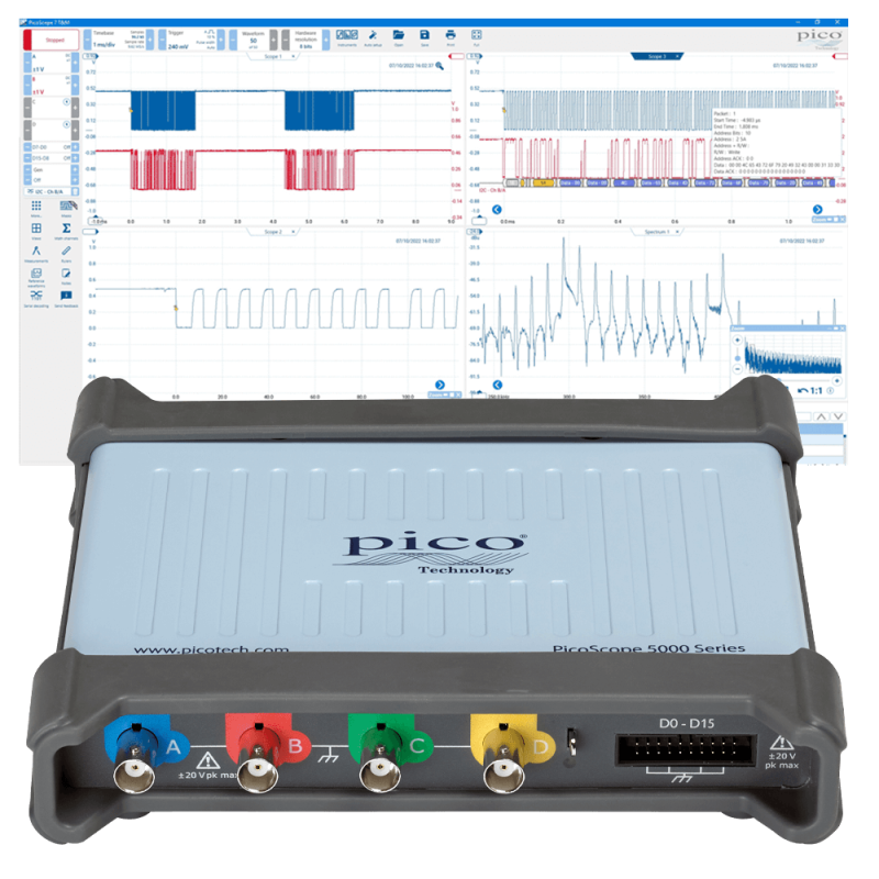 PicoScope | Software compatible for all PC oscilloscopes from Pico | buy & inquire