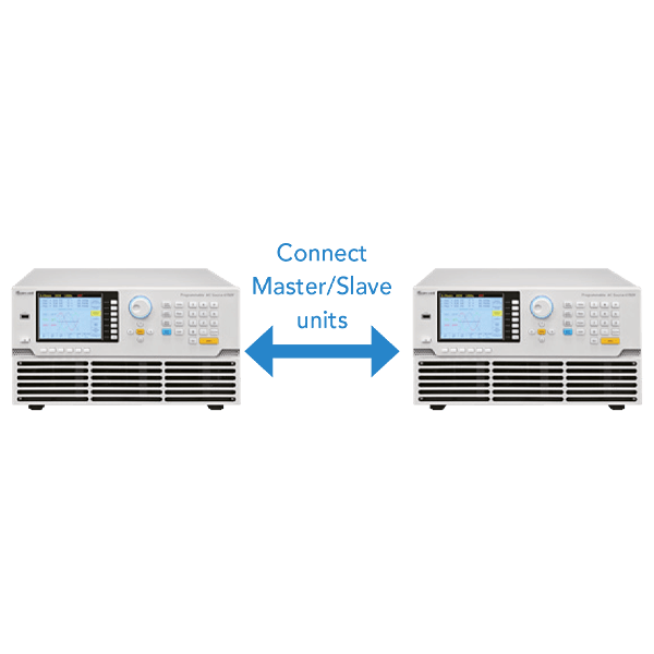 61509 | AC source, 6 kVA, 350 V, 15 to 2 kHz, integr. Network ...